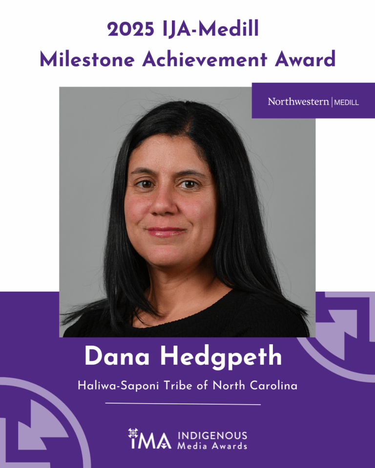 Dana Hedgpeth selected as 2025 IJA-Medill Milestone Achievement Award ...